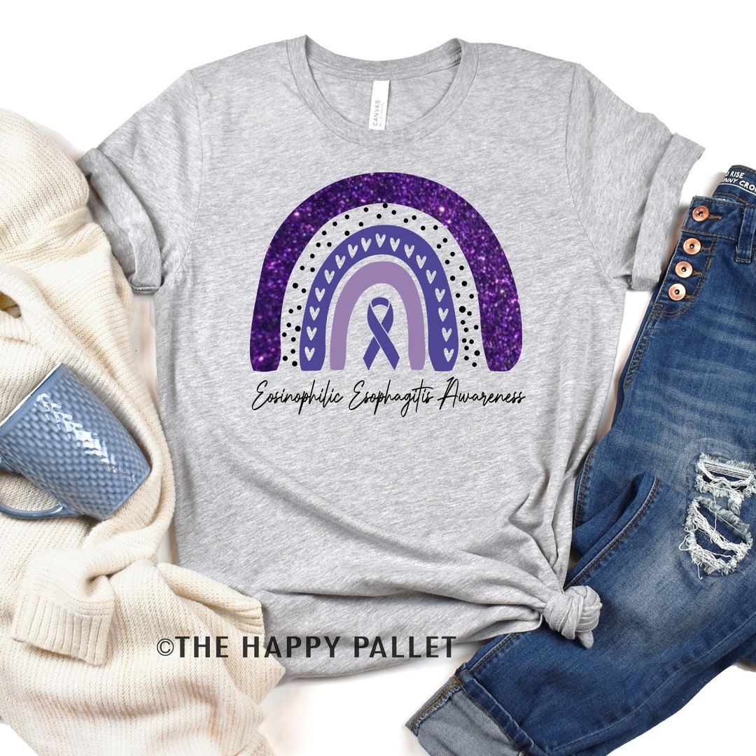 Eoe Awareness Shirt, Rainbow Shirt, Fighter, Trendy Shirts - Etsy