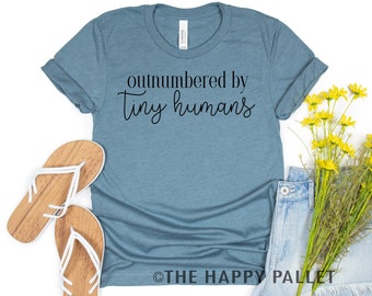 Outnumbered by Tiny Humans Svg - Etsy