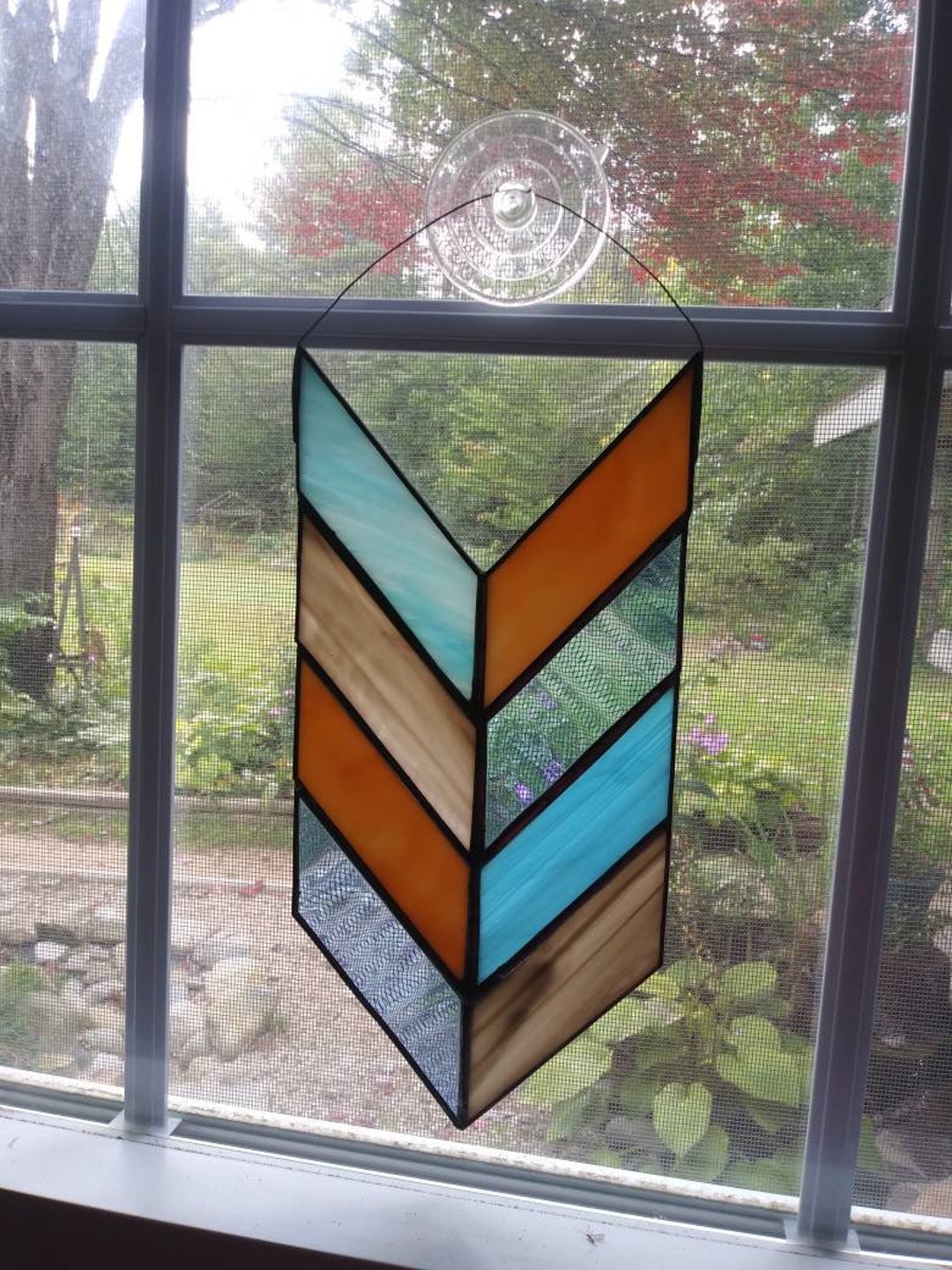 Stained Glass Chevron - Etsy