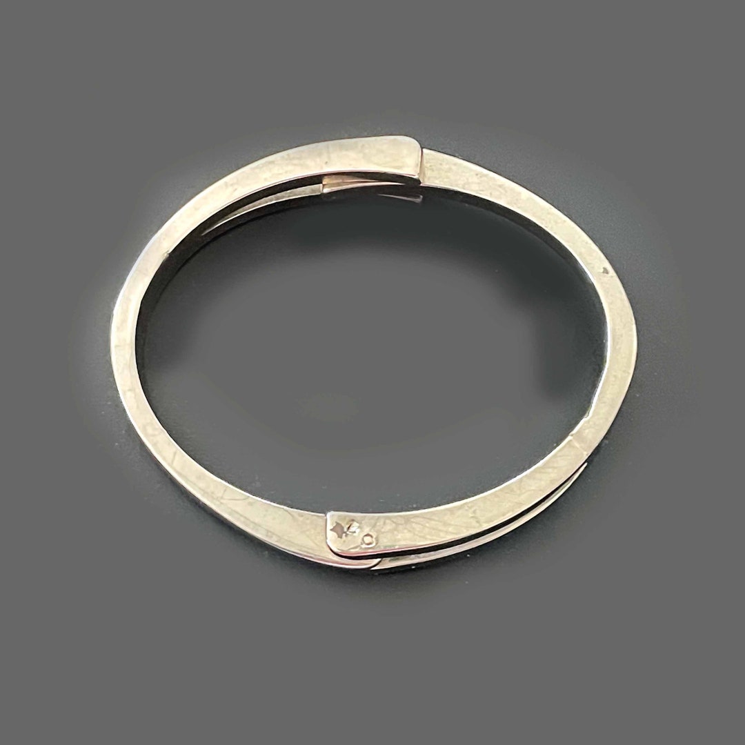Stylish Arm Clasp Hinged Steel Bangle VINTAGE - Etsy