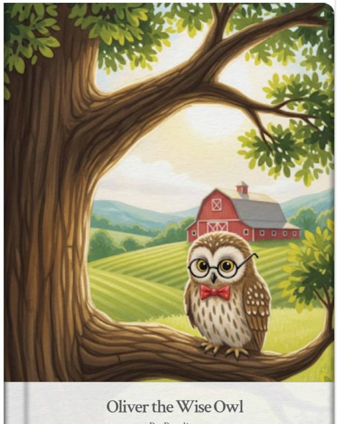 Oliver the Brave Owl Storybook: Farm Friends Adventure (digital PDF) - Etsy