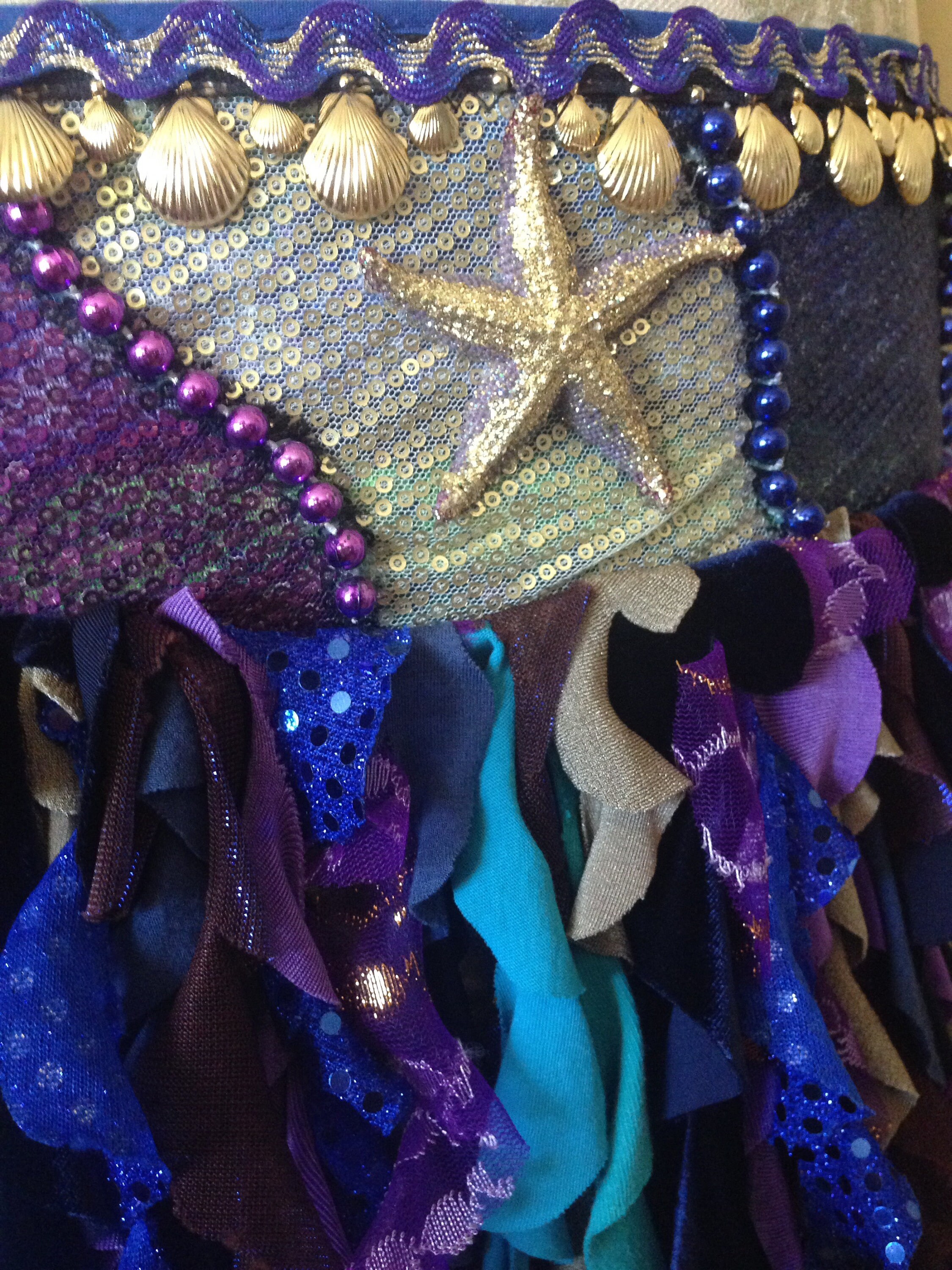 Shining Sea Star Mermaid Pocket Belt Skirt - Etsy