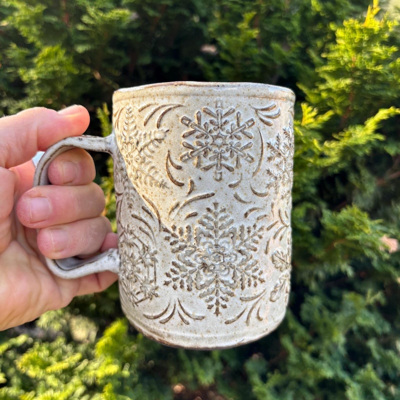Snowflake Mug - Etsy