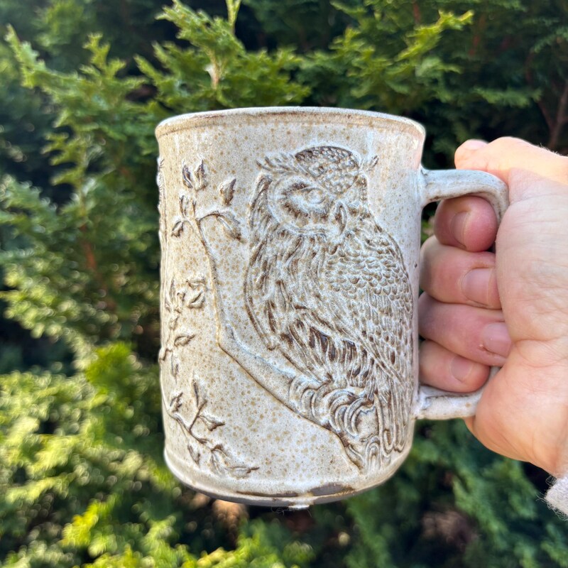 Pottery Owl - Etsy