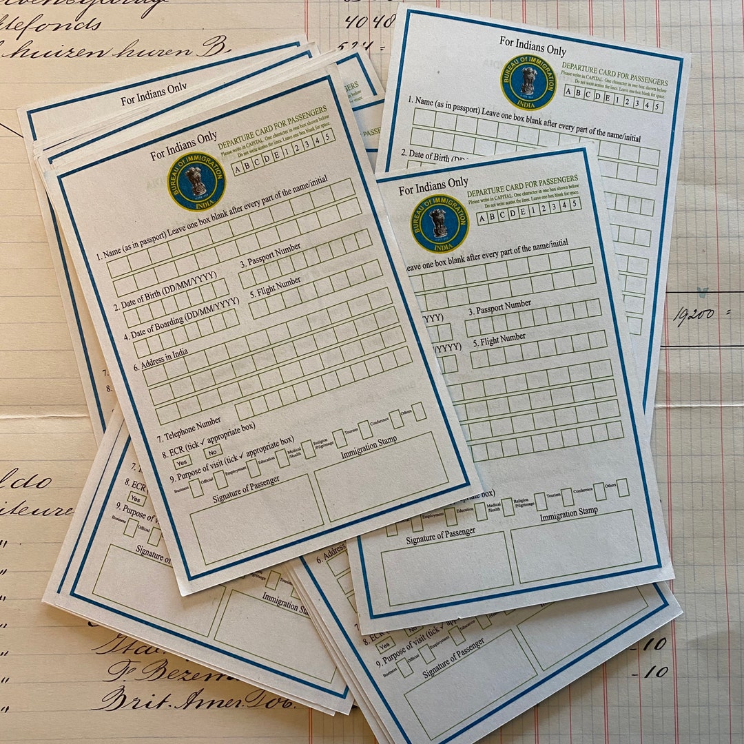 Departure Cards for Passengers - Etsy