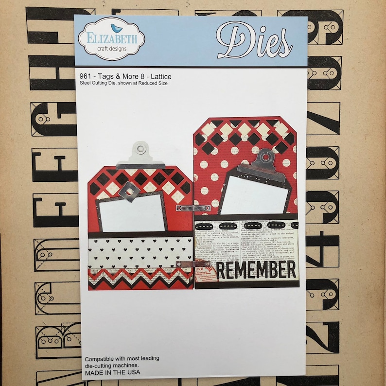 Tag Dies, Various Die Sets for Making the Most Beautiful Tags ...