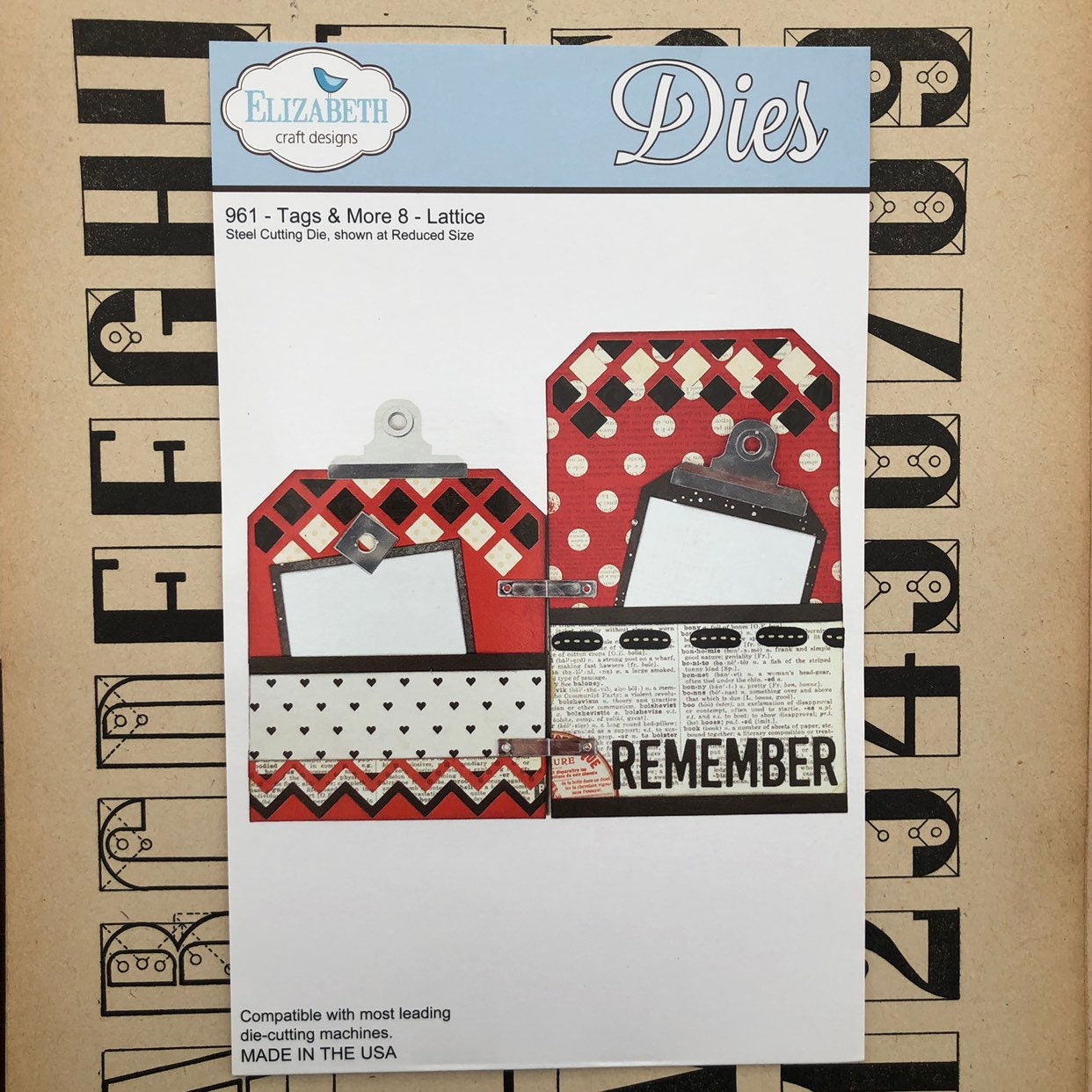 Tag Dies, Various Die Sets for Making the Most Beautiful Tags ...