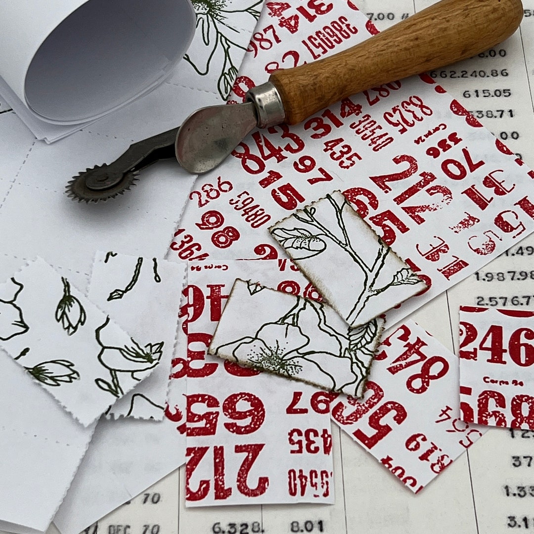 Gummed Paper Sheets A4 Size. Make Your Own Faux Postage Stamps & Gummed ...