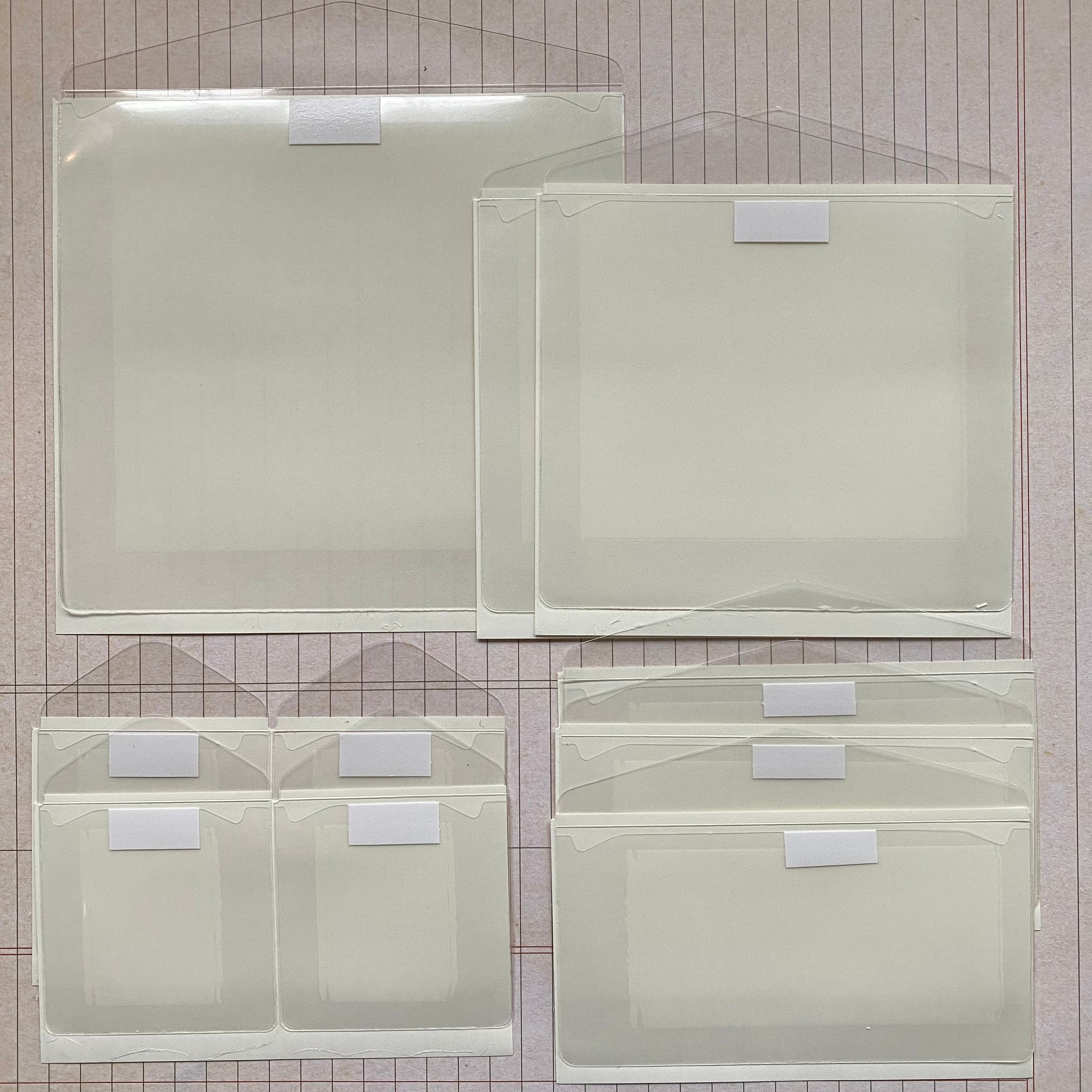 10 Keepsake Envelopes clear self-adhesive and archival safe. | Etsy