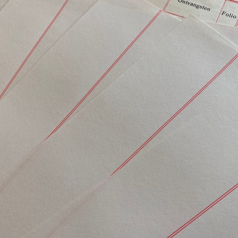 Vintage Sphinx Bond Typing Paper With Red Margins Set of 5. - Etsy