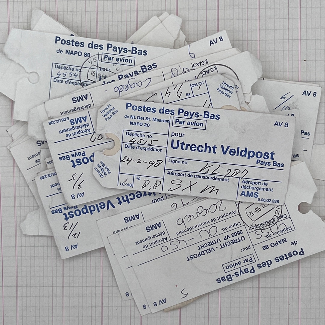 Used Military Shipping Labels From Europe Fieldpost Tags - Etsy
