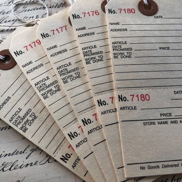 Vintage Style Tags - Etsy