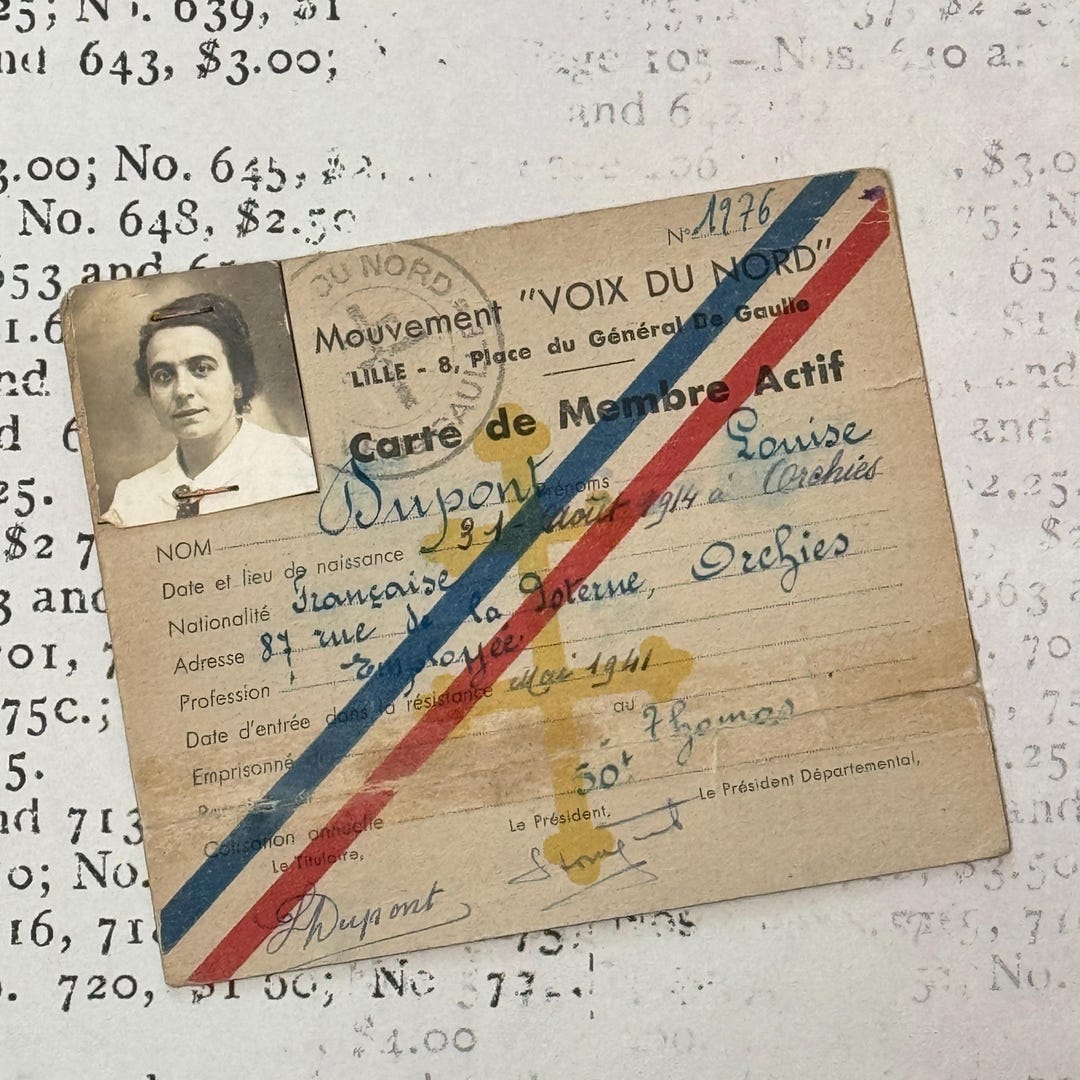 1941 Vintage ID Card. Unique, Old, Genuine. Carte D'identite - Etsy