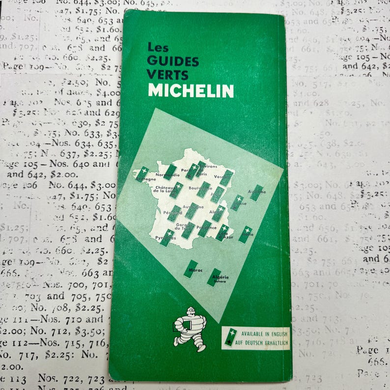1963 Vintage Michelin GREEN GUIDE. Pyrenees. Published by Service De ...