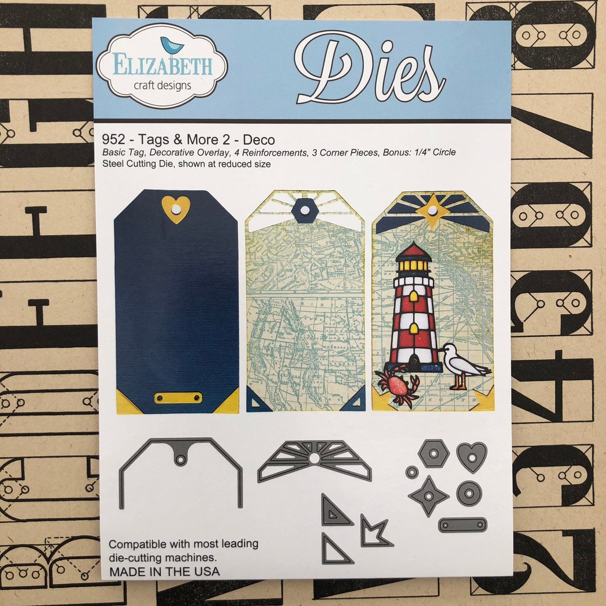 Tag Dies, Various Die Sets for Making the Most Beautiful Tags ...