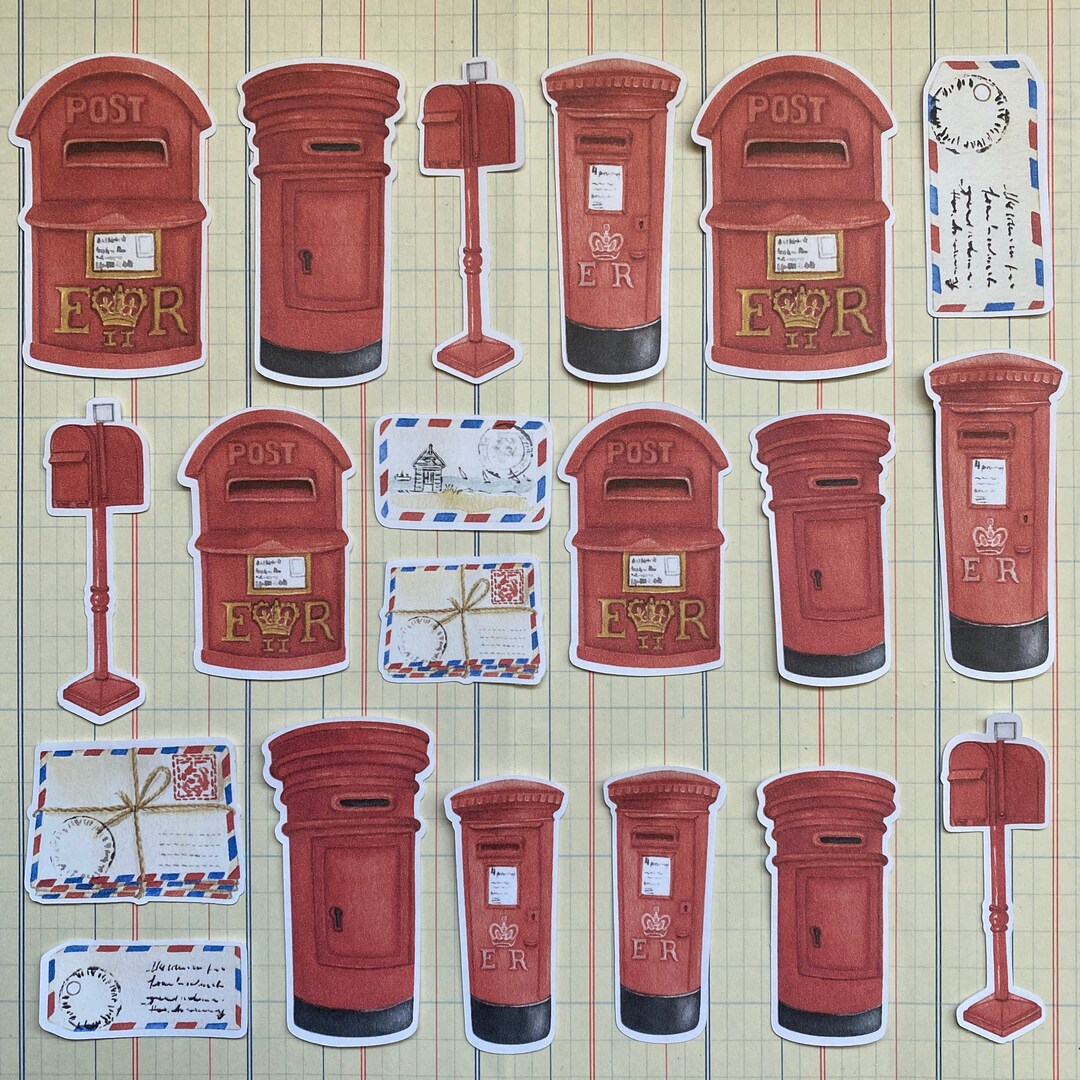Mailbox - Postbox Stickers. - Etsy