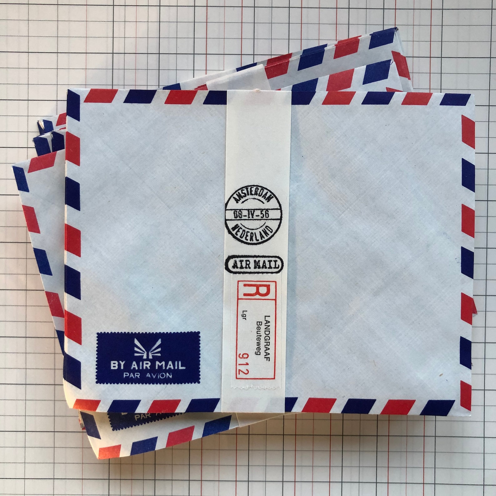 20 Airmail Envelopes. Vintage Inspired Stationery Retro - Etsy