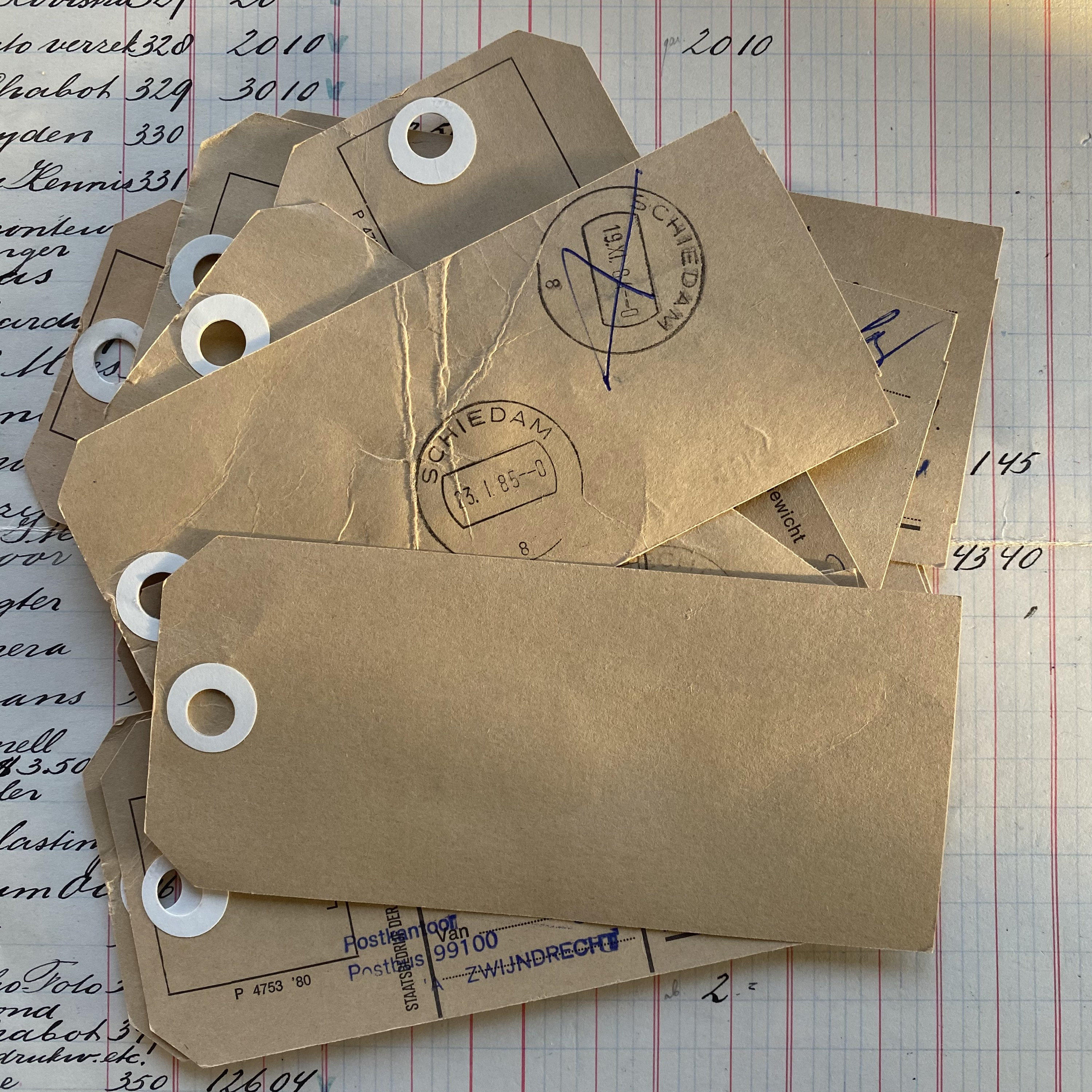 Vintage PTT Tags Labels - Etsy