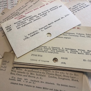 10 Vintage Library Cards. Great for Making (art) Journals Etc. Vintage ...