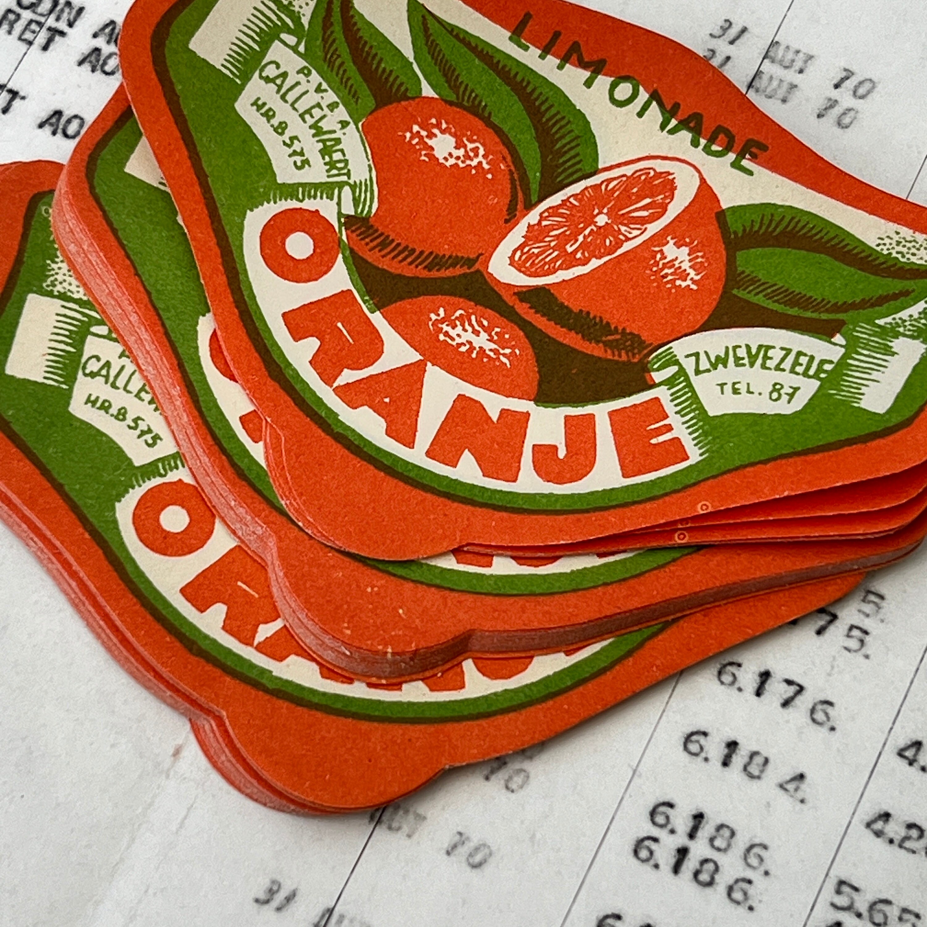 Vintage Lemonade Bottle Labels, Orange Lemonade Labels From Europe. - Etsy