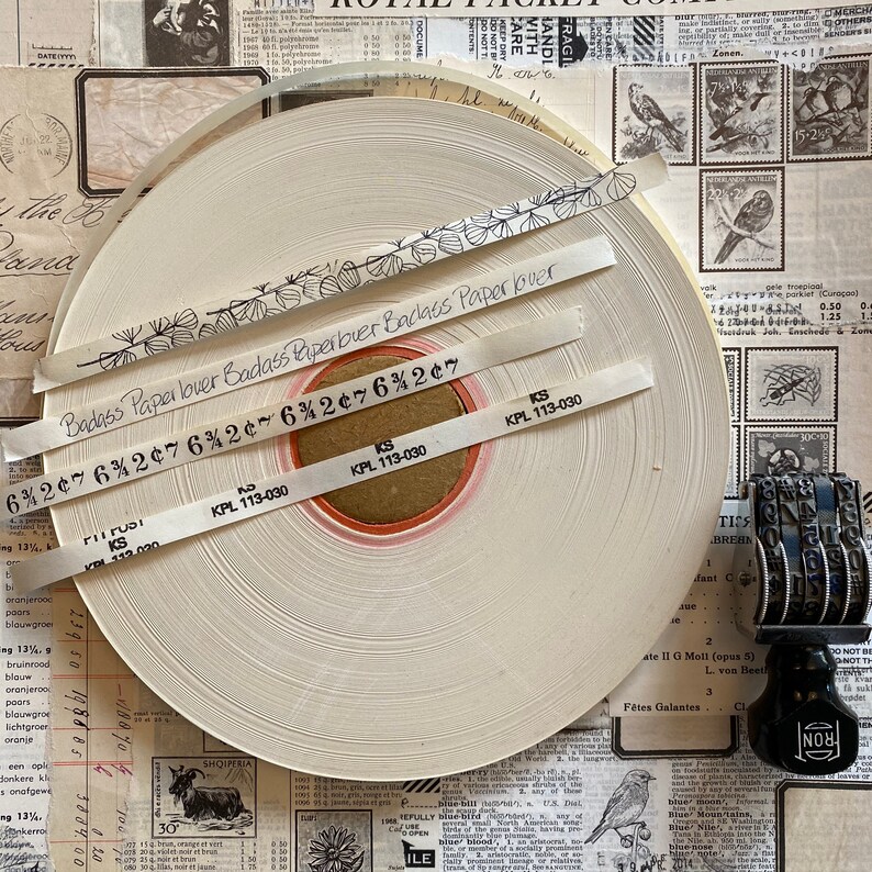 Craft Supplies & Tools Visual Arts Collage Morse code paper Full roll ...