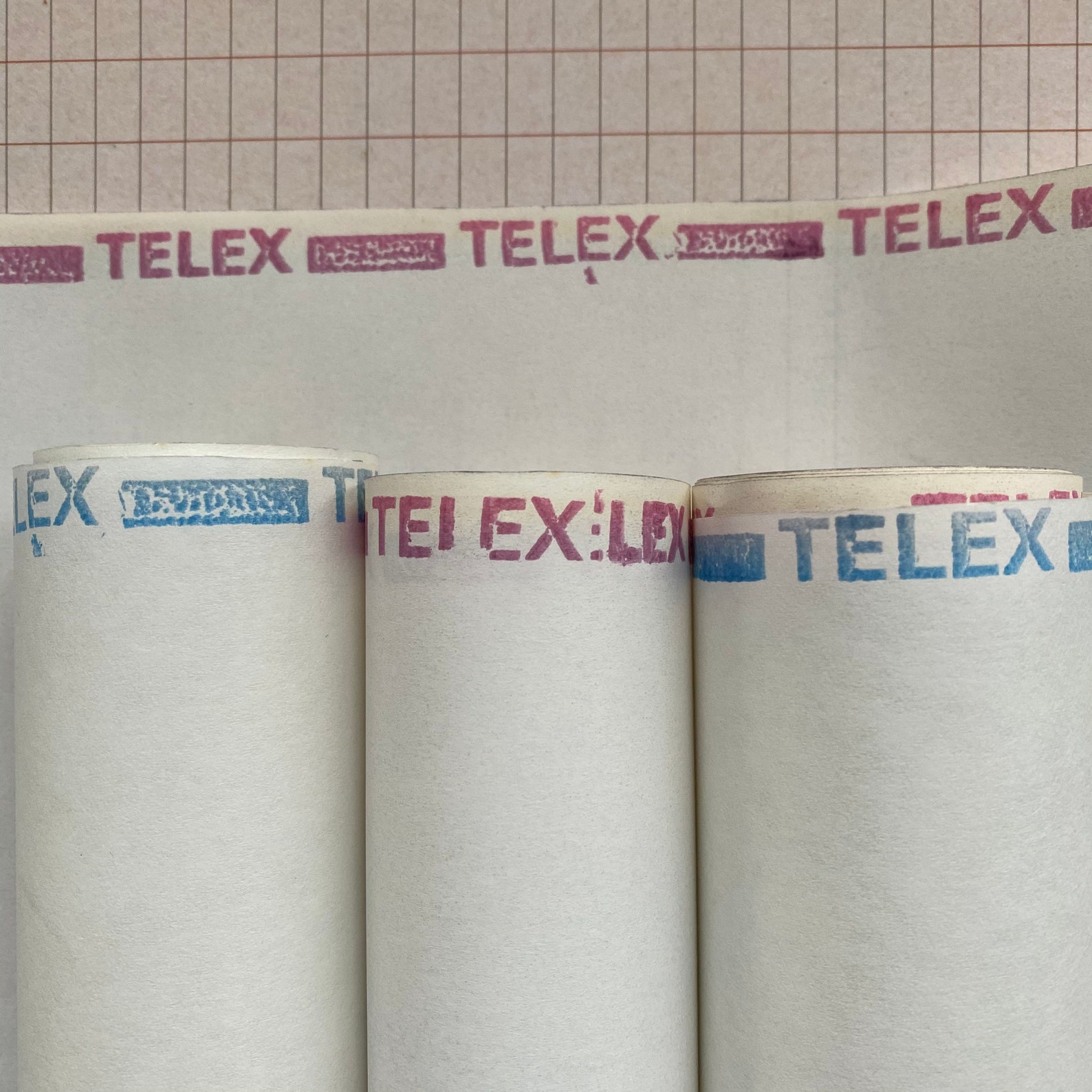 Vintage Telex Paper From the 70s | Etsy
