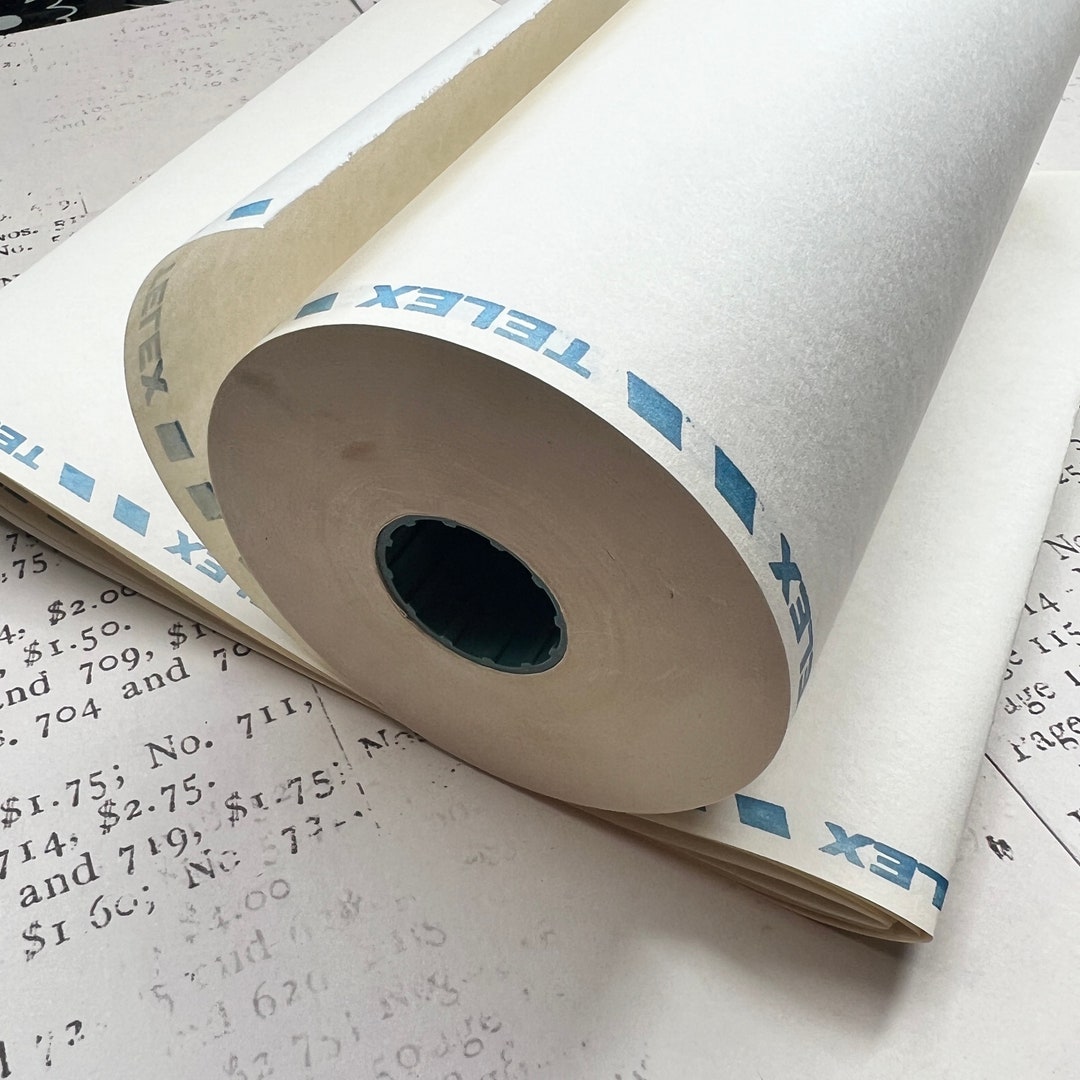 Vintage Telex Paper From the 70's - Etsy