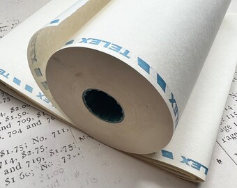 Vintage Telex Paper From the 70s - Etsy