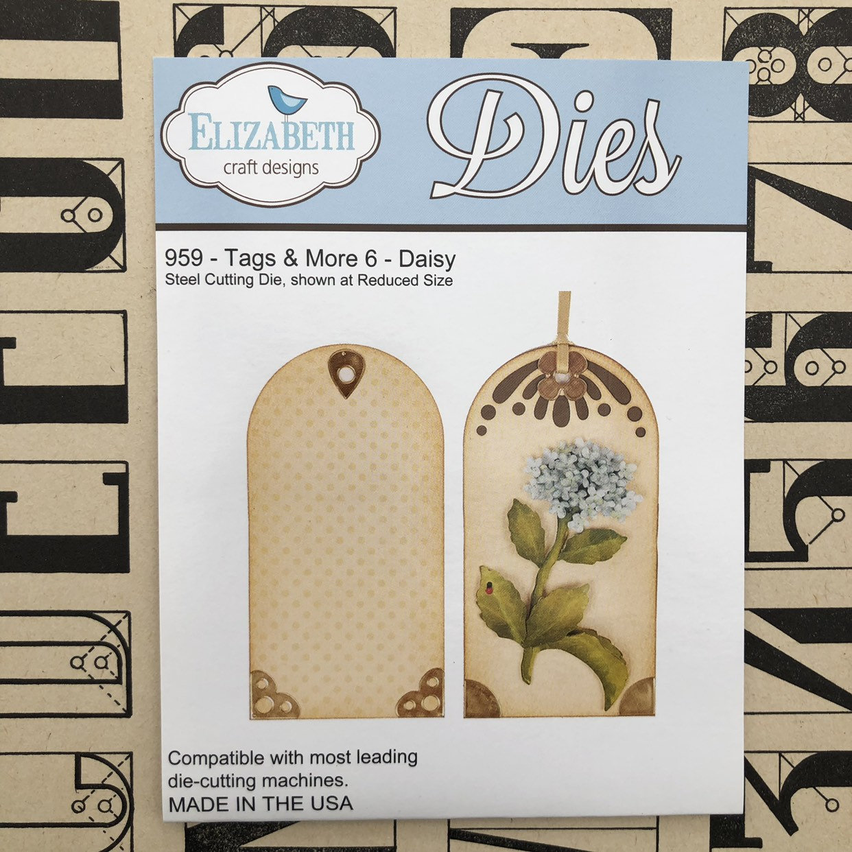 Tag Dies, Various Die Sets for Making the Most Beautiful Tags ...