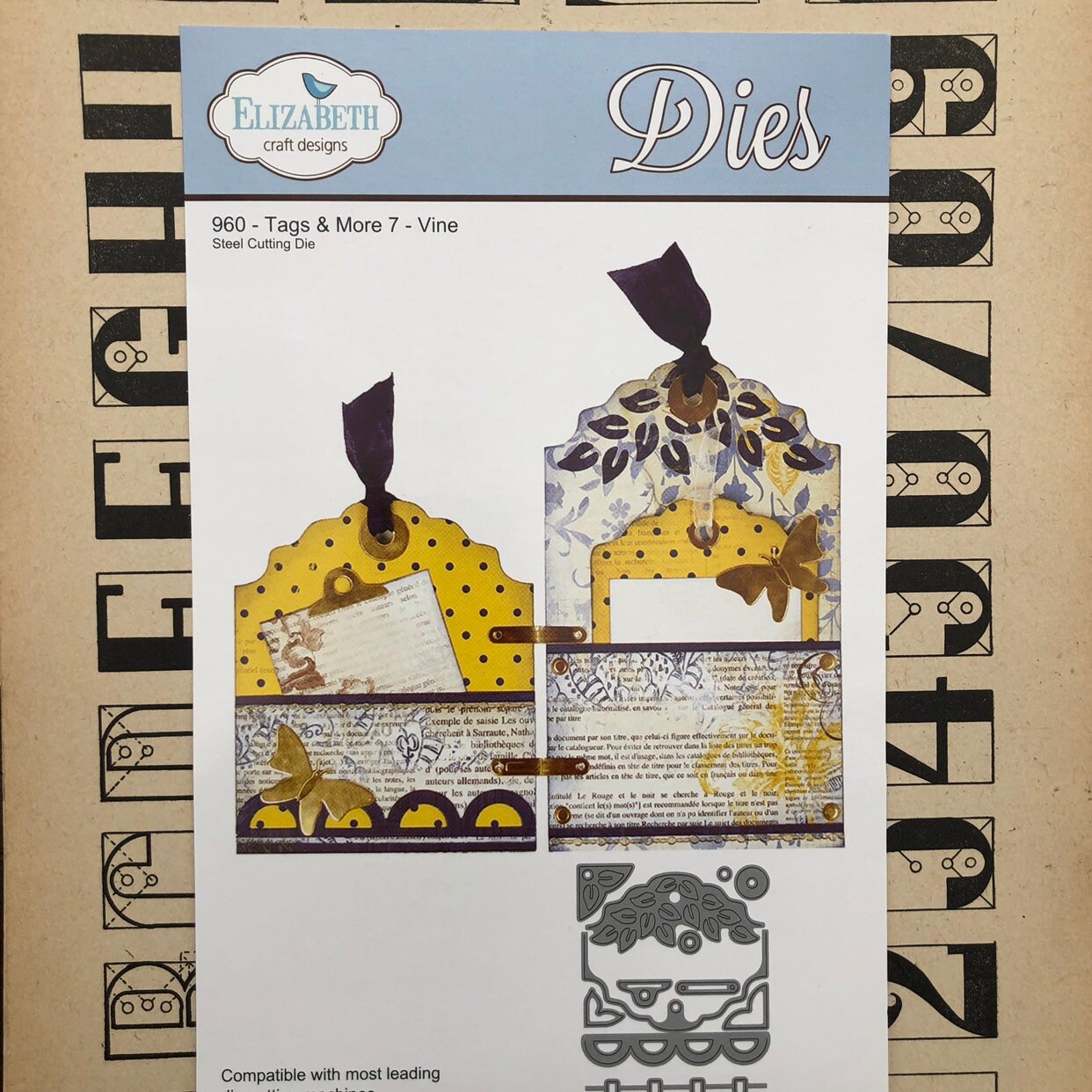 Tag Dies, Various Die Sets for Making the Most Beautiful Tags ...