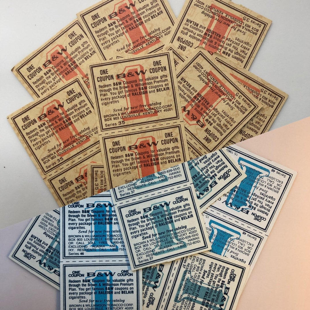 Vintage Coupons, Please Choose Your Color - Etsy