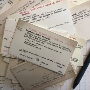 10 Vintage Library Cards. Great for Making (art) Journals Etc. Vintage ...
