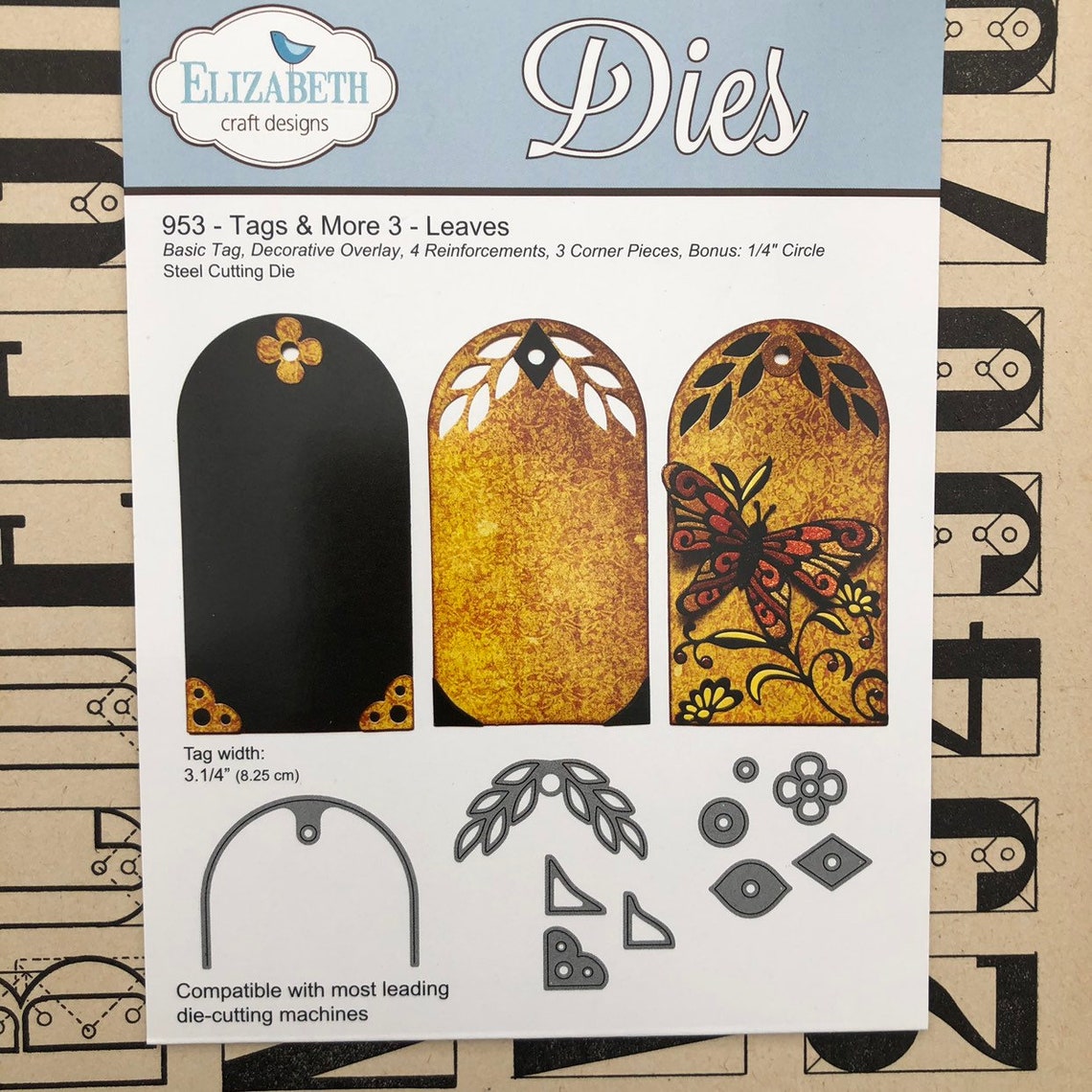 Tag Dies, Various Die Sets for Making the Most Beautiful Tags ...