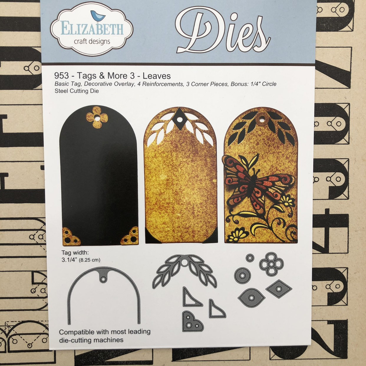 Tag Dies, Various Die Sets for Making the Most Beautiful Tags ...