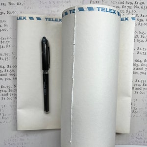 Vintage Telex Paper From the 70's - Etsy