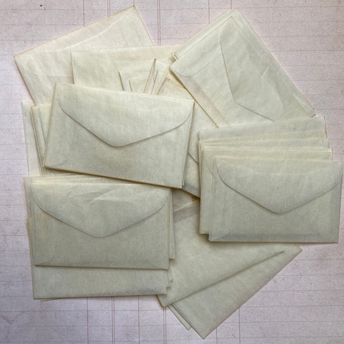 Vintage Design Mini Envelopes Set of 12 - Etsy