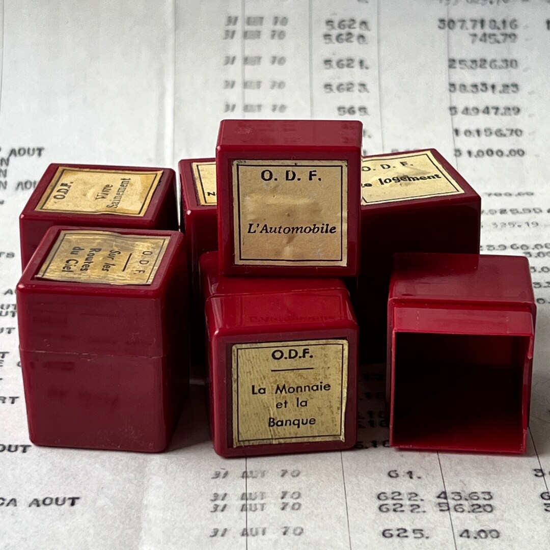 Vintage French Camera Film Boxes. 1950's. PROP Decoration Mini Box. Old ...