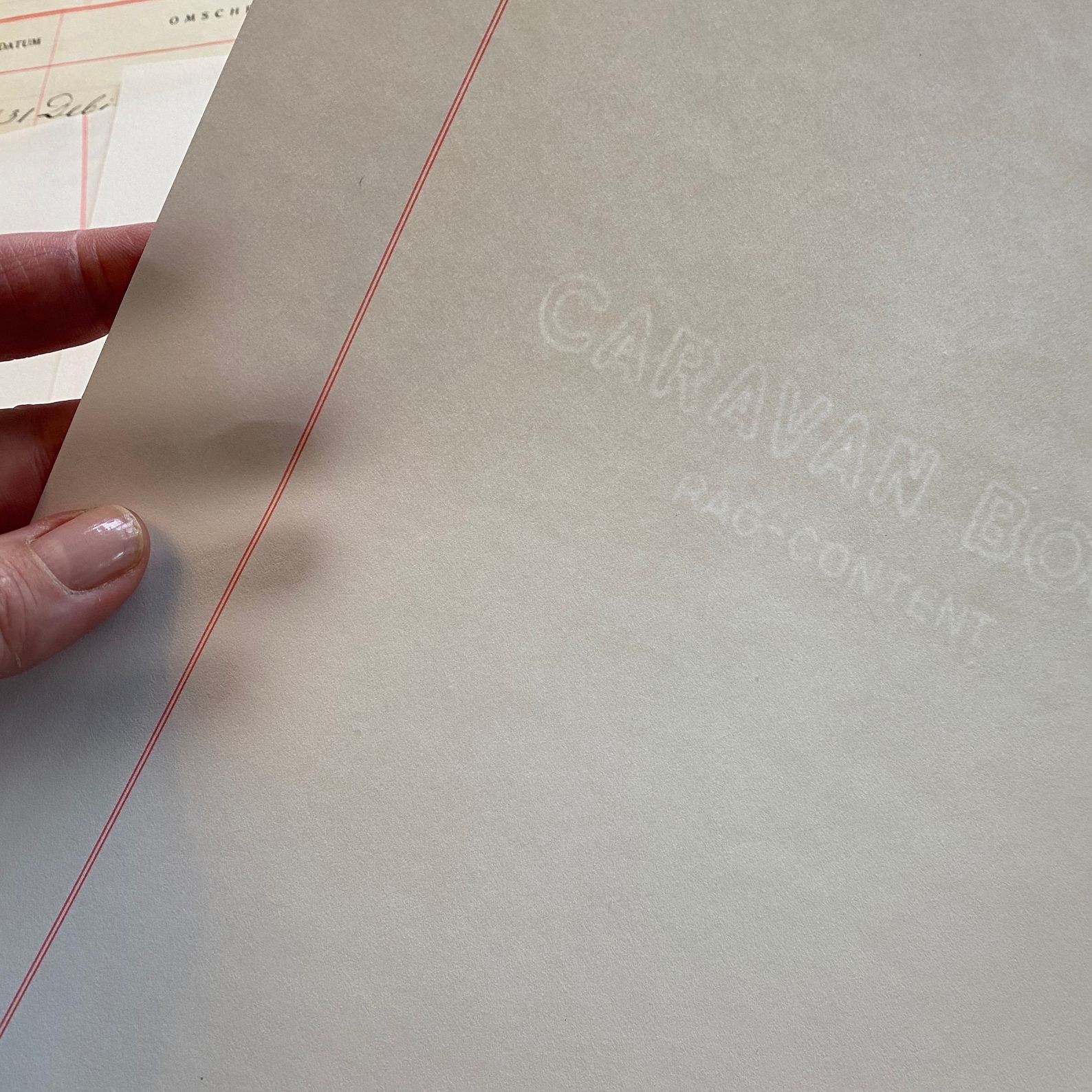 Vintage Sphinx Bond Typing Paper With Red Margins Set of 5. - Etsy