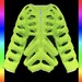 Skeleton Structural Puffer Jacket Jacket Shell / Vest ( Handmade ) 5 ...