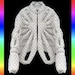 Skeleton Structural Puffer Jacket Jacket Shell / Vest ( Handmade ) 5 ...