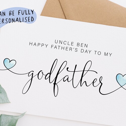 Personalised Father's Day Card for Dad Daddy Grandad | Etsy