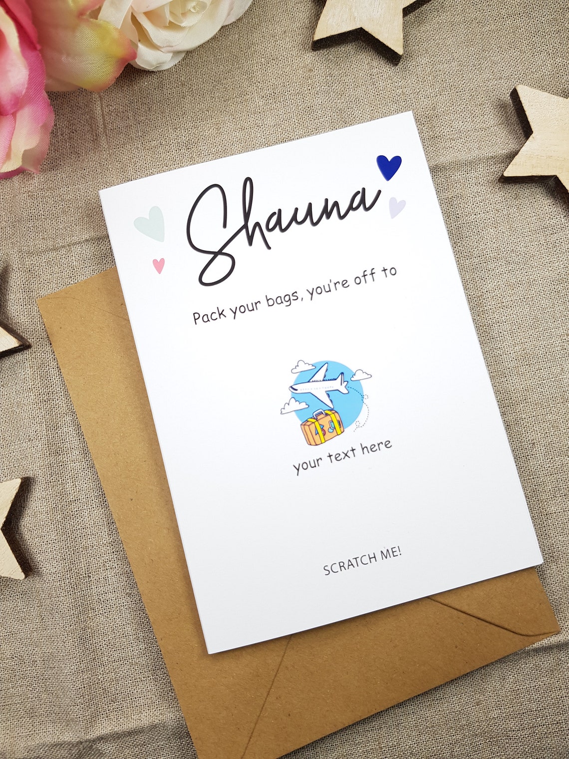 Holiday Surprise Card Holiday Surprise Reveal Card Holiday - Etsy UK