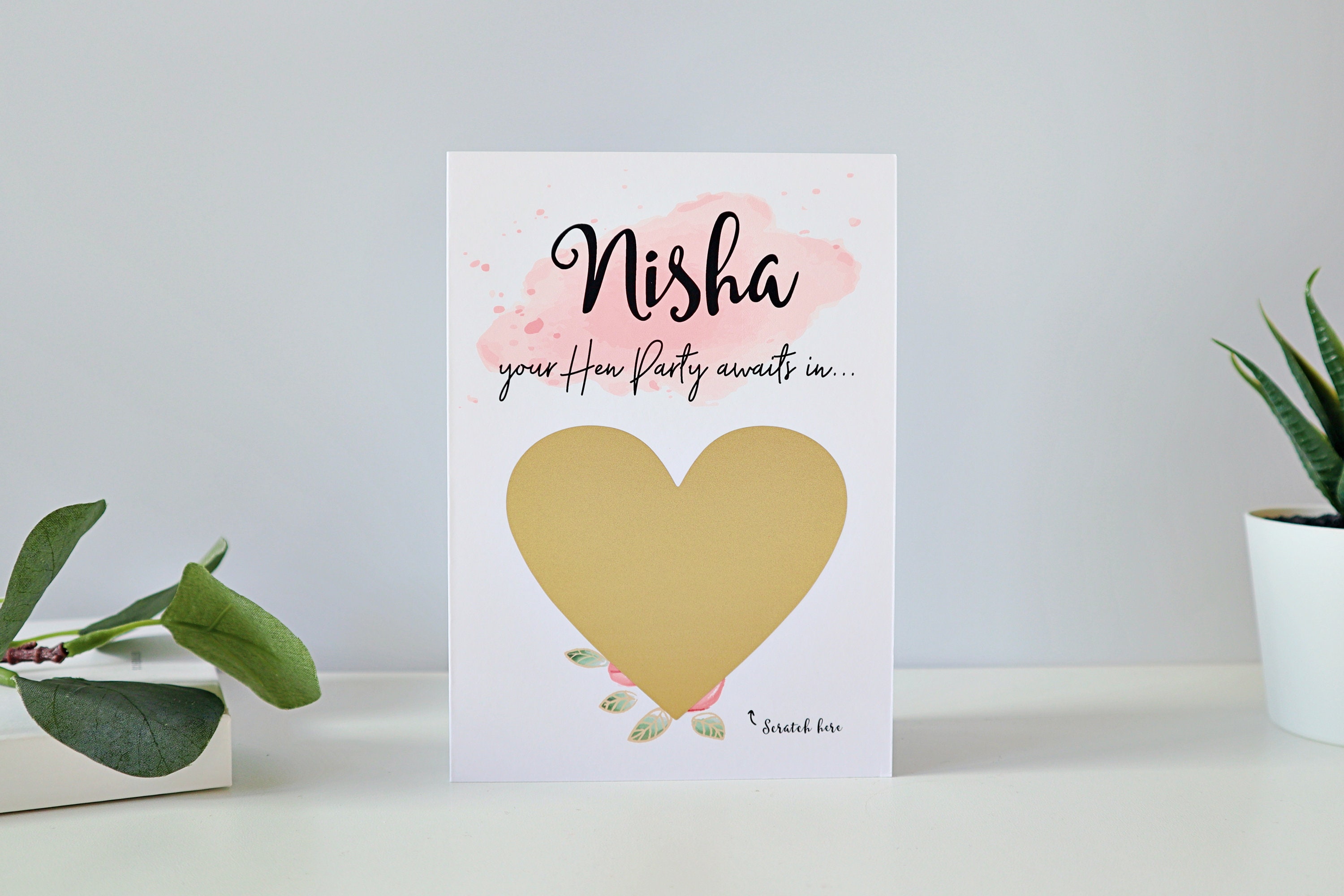 Hen Do Surprise Card Scratch Hen Do Card Hen Party Surprise | Etsy UK