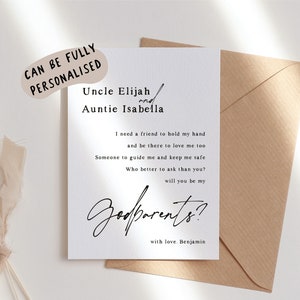 Guide Parent Card, Persoanalised Guide Parent Card, Will You Be My ...