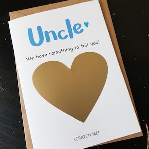 Pregnancy Announcement Card New Great Uncle Card Going to Be - Etsy UK