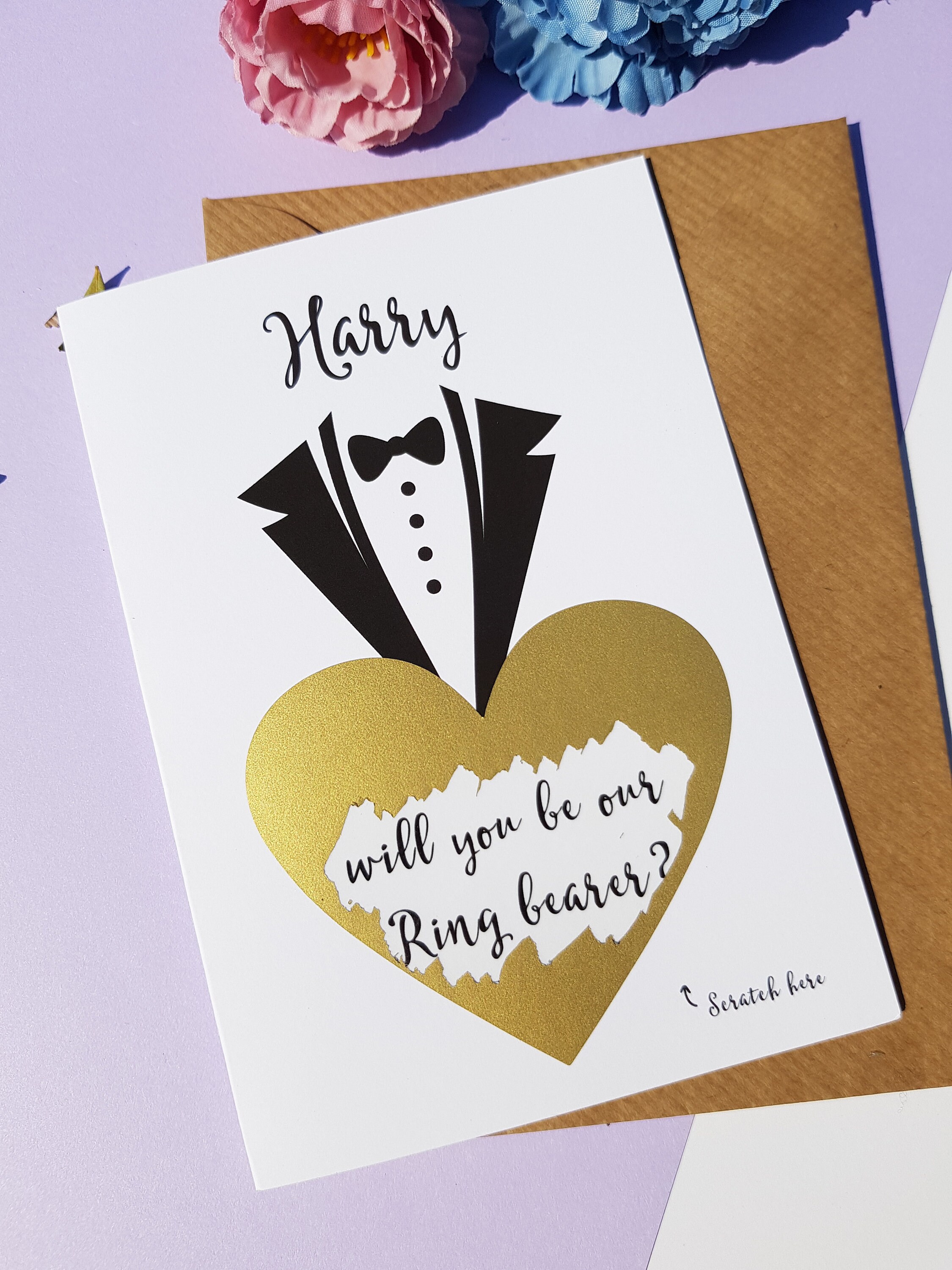 Will You Be Our Ring Bearer Card Will You Be My Best Man - Etsy UK