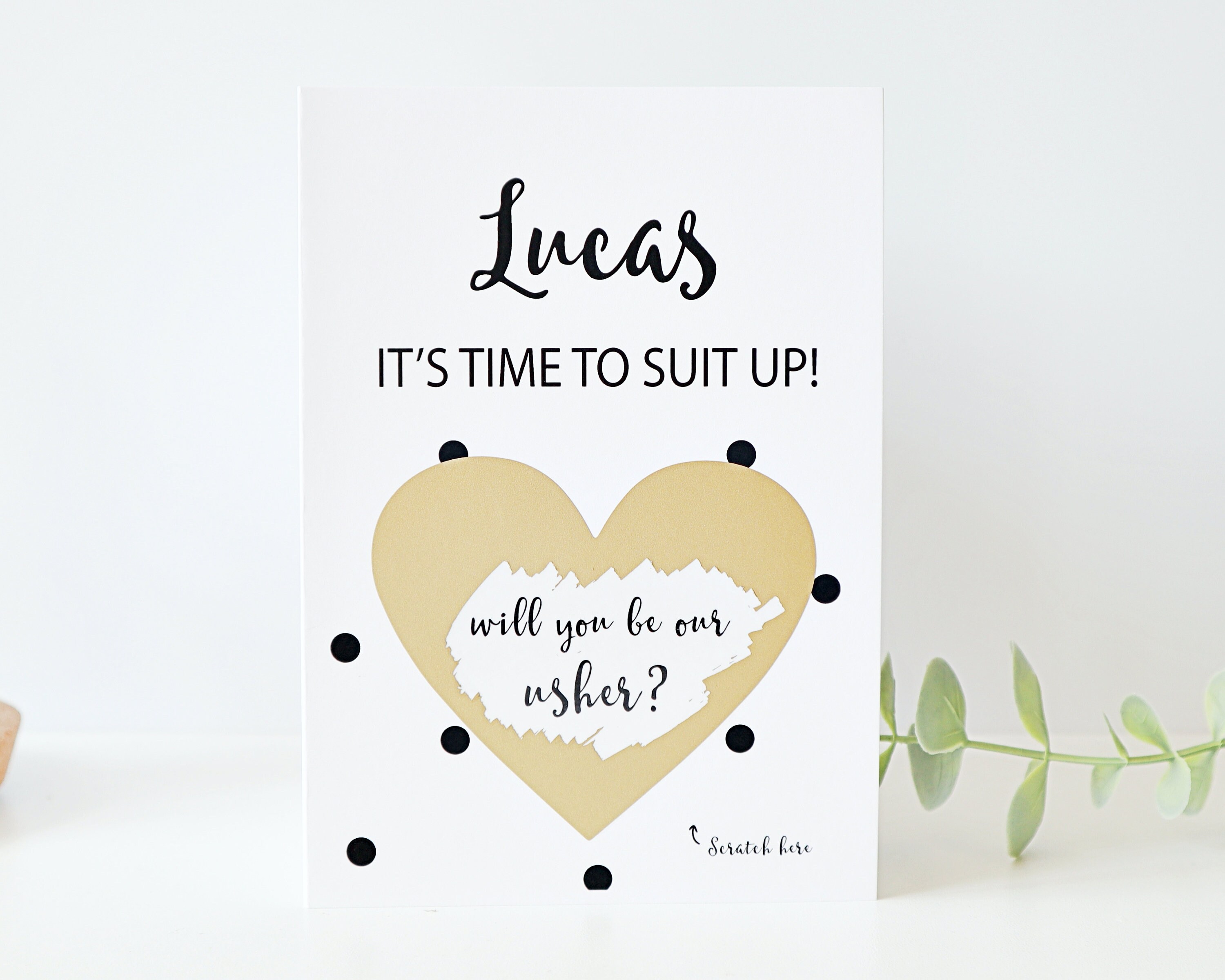 Will You Be Our Usher Card Will You Be an Usher Card Usher | Etsy UK
