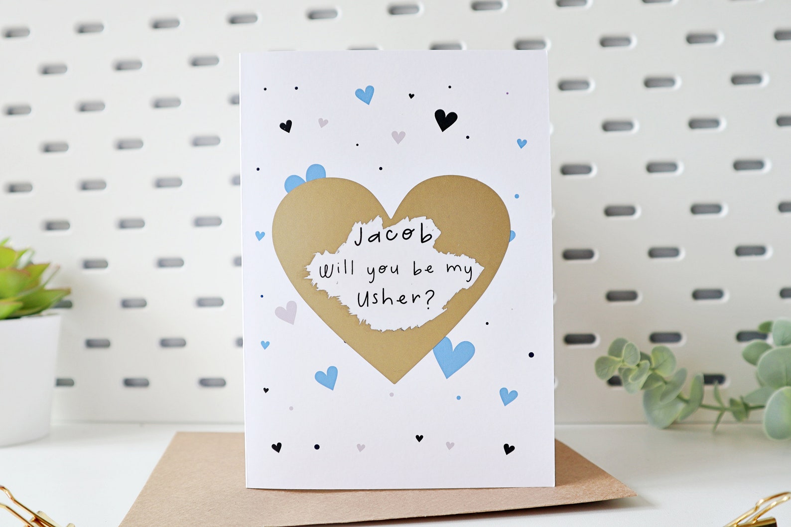 Personalised Will You Be Our Page Boy Page Boy Card Ask | Etsy