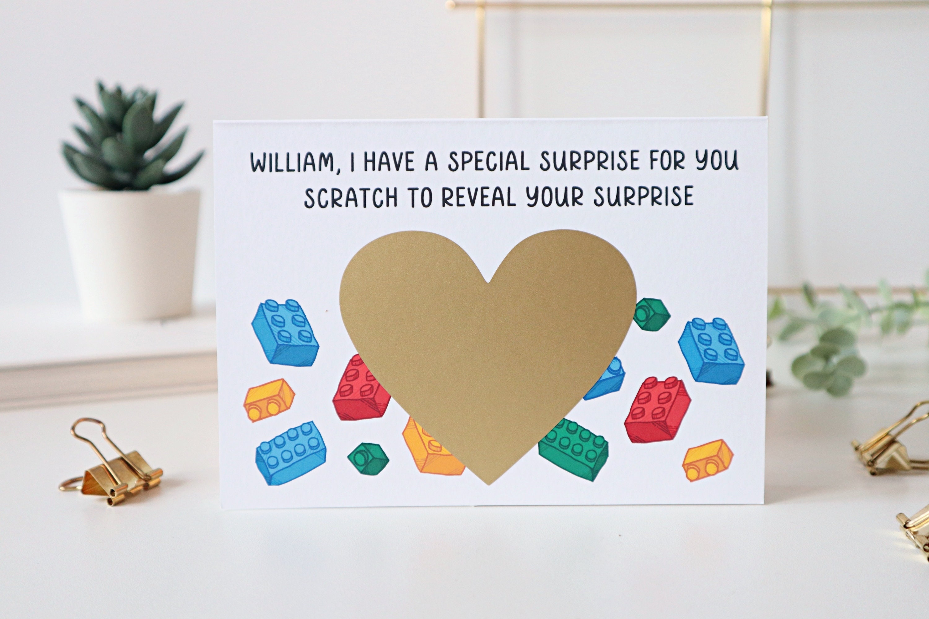 Legoland Card Scratch Holiday Card Scratch to Reveal Card - Etsy UK