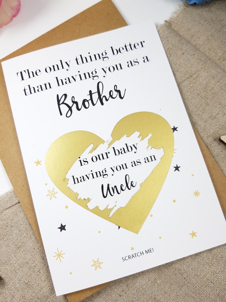 Promoted to Uncle, You're Going to Be an Uncle, Card for Brother ...